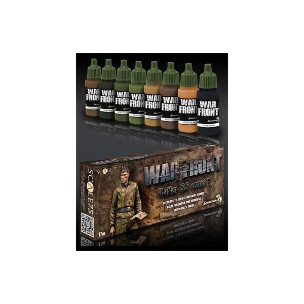 Scale75 Warfront Waffen SS Camo 1 Paint Set - Tabletopbattle